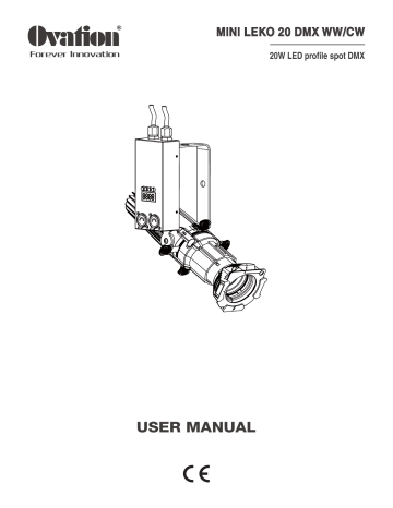 Ovation Mini Leko 20 Owner's Manual | Manualzz