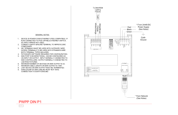 Pathway PWPP DIN P1 Wiring Diagram | Manualzz