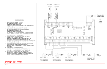 Pathway PWINF DIN PWM Wiring Diagram | Manualzz