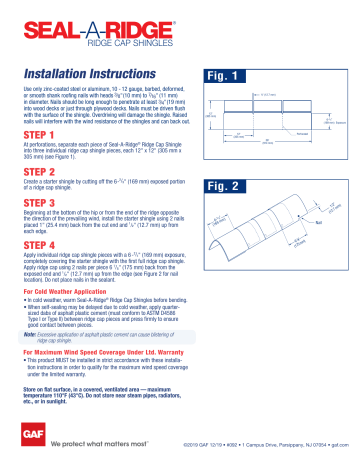 GAF 0850258 Seal-A-Ridge Driftwood Hip and Ridge Cap Roofing Shingles ...