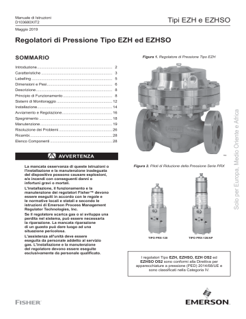Fisher Types EZH and EZHSO Pressure Reducing Regulators instruction ...
