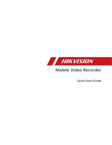 Hikvision AE-MD5043-SD Mobile Video Recorder Quick Start Guide | Manualzz