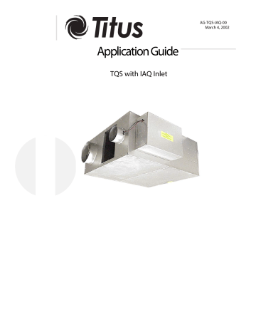 Titus PTQS Pneumatic Series Fan Powered Terminal Guide | Manualzz