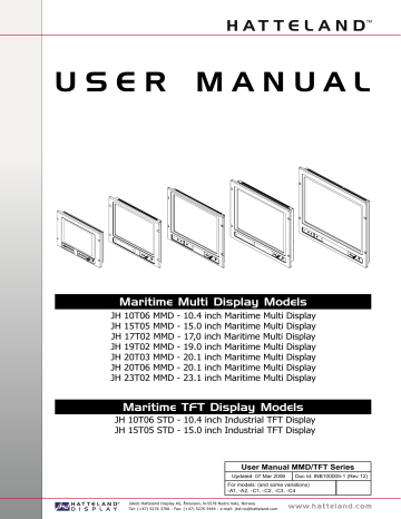 Hatteland Technology JH 23T02 MMD User Manual | Manualzz