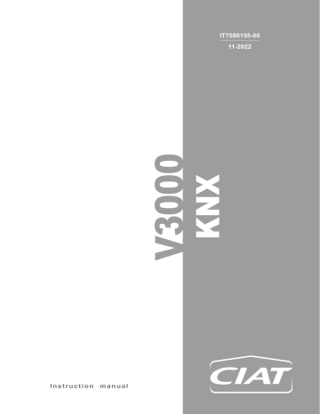 CIAT V3000 instruction manual | Manualzz