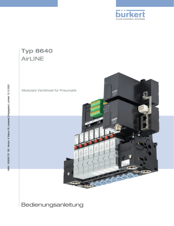 Burkert 8640 Modular valve island Benutzerhandbuch | Manualzz