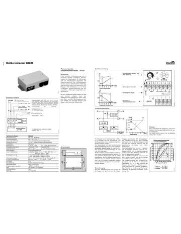 Belimo SBG24 Montageanleitung | Manualzz