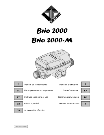 Italtecnica Brio 2000-M, Brio TanK Bedienungsanweisung | Manualzz