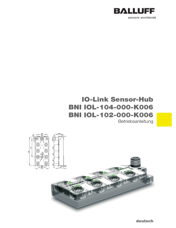 Balluff BNI IOL-104-000-K006 Betriebsanleitung | Manualzz