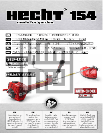 Hecht 154 Originalbetriebsanleitung | Manualzz