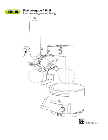 Buchi Rotavapor R II Bedienungsanleitung | Manualzz