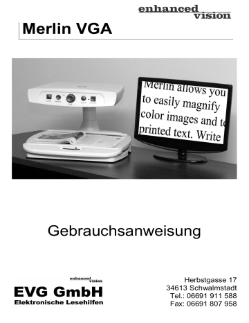 ENHANCED VISION Merlin VGA Gebrauchsanweisung | Manualzz