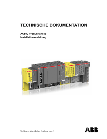ABB AC500 Installationsanleitung | Manualzz