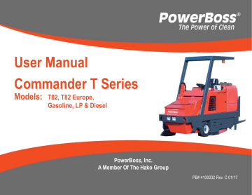 PowerBoss 4100032 Commander User Manual | Manualzz