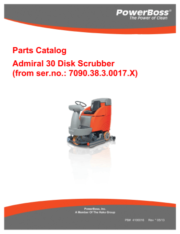 PowerBoss Admiral 30 Disk Parts Manual | Manualzz