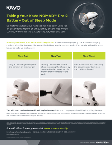 Aseptico Wake-up Battery Owner's Manual | Manualzz