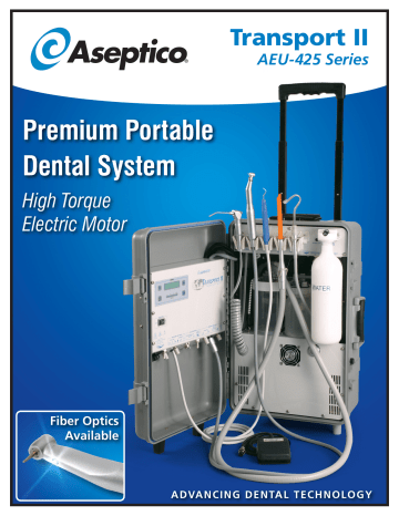 Aseptico AEU-425 Product Sheet | Manualzz