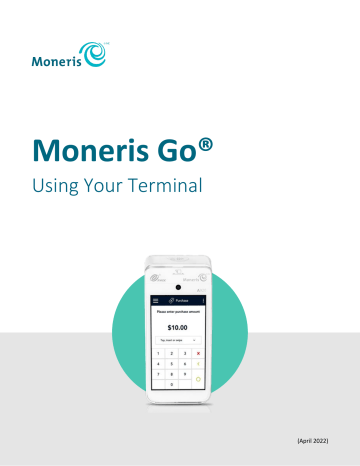Moneris Go User Guide | Manualzz
