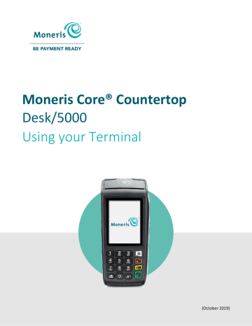 Moneris Desk/5000 User Guide | Manualzz