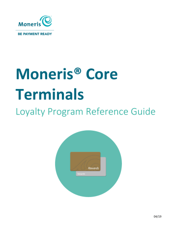 Moneris Desk/5000 Reference guide | Manualzz