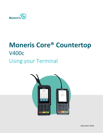 Moneris V400c User Guide | Manualzz