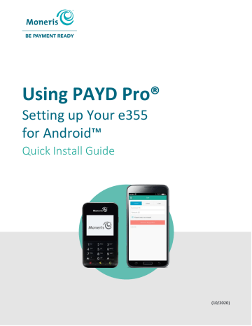 Moneris PAYD Pro User Guide | Manualzz