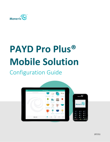 Moneris PAYD Pro Plus Configuration Guide | Manualzz
