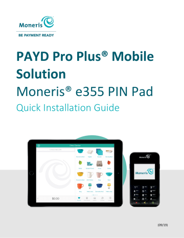 Moneris PAYD Pro Plus Installation Guide | Manualzz