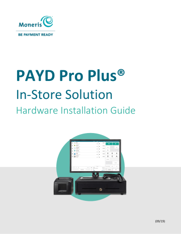 Moneris PAYD Pro Plus Installation Guide | Manualzz