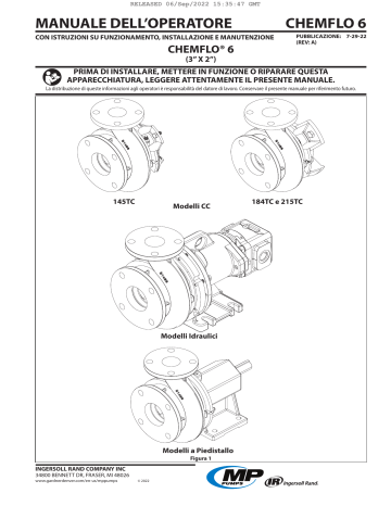 MP Pumps CHEMFLO 6 Manuale utente | Manualzz