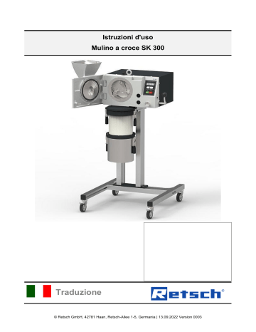 Retsch SK 300 Istruzioni per l'uso | Manualzz