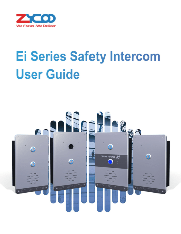 Zycoo Ei Safety Intercom Owner's Manual | Manualzz