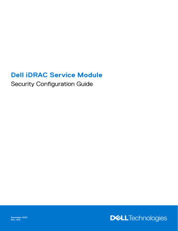 Dell iDRAC Service Module 5.x software Configuration Guide | Manualzz