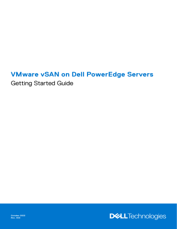Dell VMware VSAN software Getting Started Guide | Manualzz