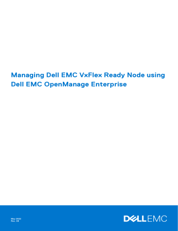 Dell VxFlex Ready Node storage enterprise Specifications | Manualzz