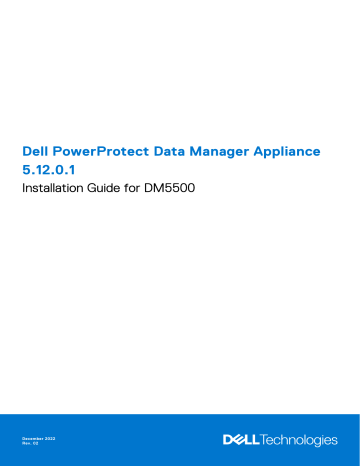 Dell PowerProtect DM5500 Installation Guide | Manualzz