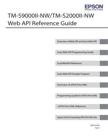 Epson TM-S9000II-NW Series Reference guide | Manualzz