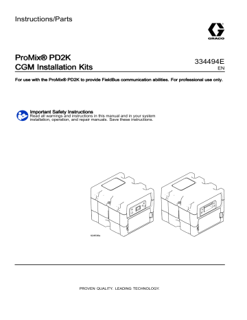 Graco 334494E, ProMix® PD2K CGM Instructions | Manualzz