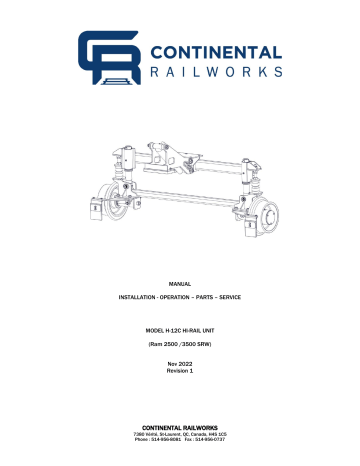 Continental Railworks 12 Series Dodge Manual | Manualzz