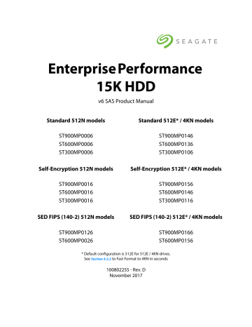 Seagate Product Manual | Manualzz