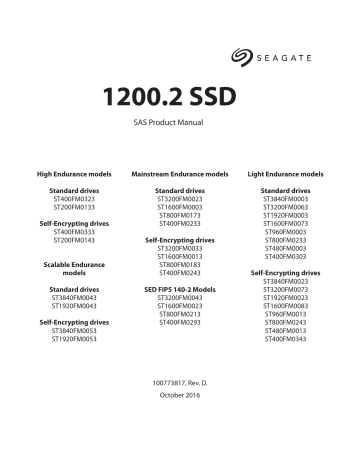 Seagate Product Manual | Manualzz