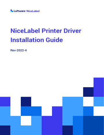 NiceLabel 10 Printer Drivers Installation Guide | Manualzz