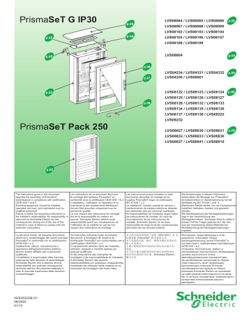 Schneider Electric PrismaSeT G Manuale utente | Manualzz