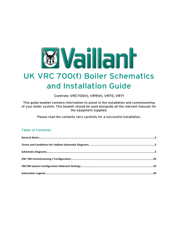 Vaillant VRC 700 Boiler schematics and Installation Guide | Manualzz