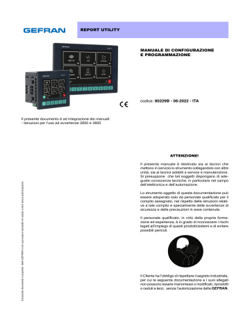 gefran 2850T Up to 8 PID loops Controller Programmer and Recorder, 3.5” graphic touch interface ...