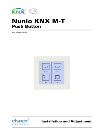 Elsner Nunio KNX M-T Manual | Manualzz