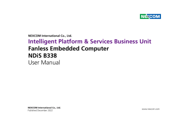 NEXCOM NDiS B338 User Manual | Manualzz