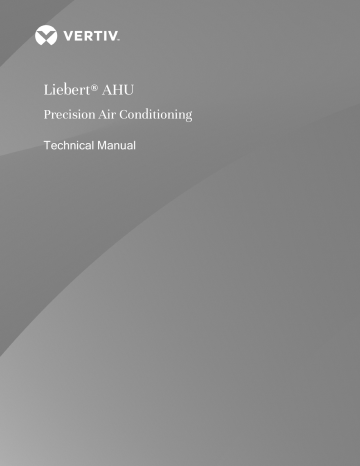 Vertiv AHU User Manual | Manualzz