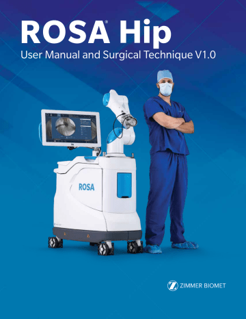 Zimmer ROSA Hip System Owner's Manual | Manualzz