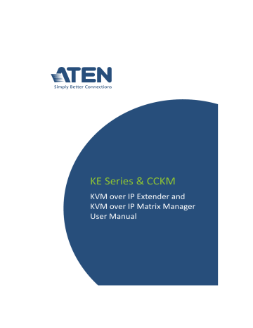 Aten CCKM Management Software / Control Center User Manual | Manualzz